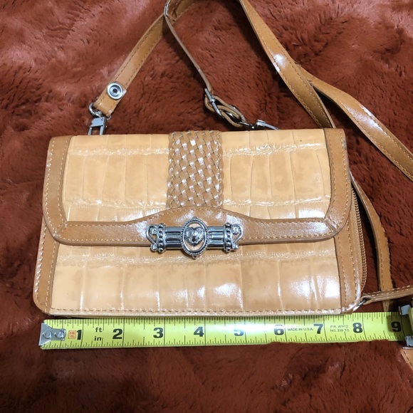 Source Unknown | Bags | Tan Cross Body Strap Wallet | Poshmark